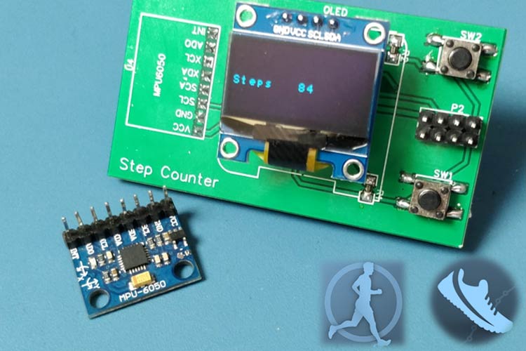 Build A Portable Step Counter Using Attiny85 And Mpu6050 Sensor 4550
